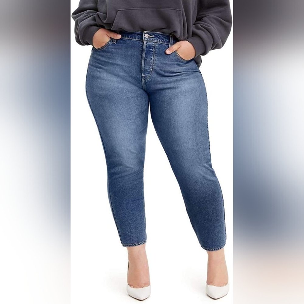 Levi's Wedgie Plus Size Skinny Ankle Jeans Size 22w - Gem